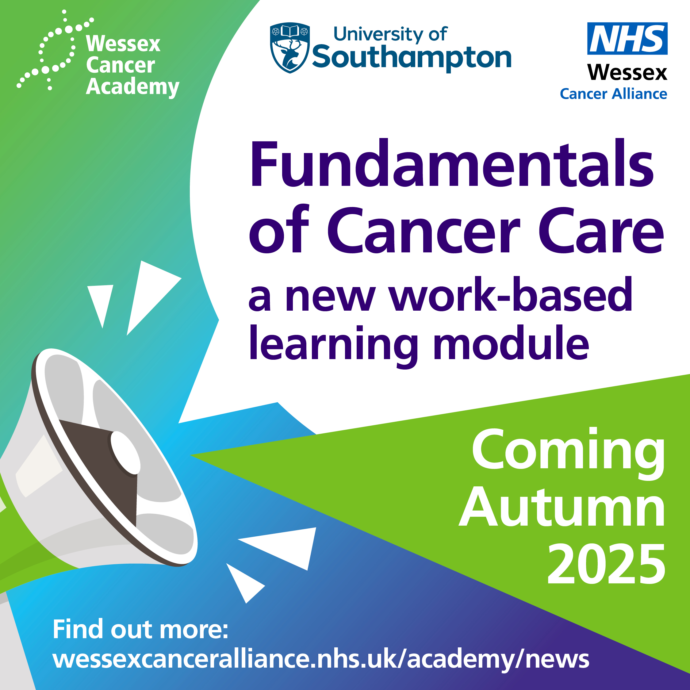 Fundamentals of Cancer Care 2025 - Apply Now - Welcome to Wessex Cancer ...